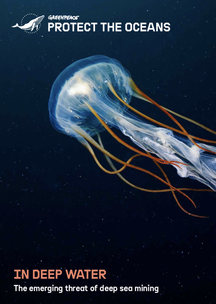 Deep water: the emerging threat of deep sea mining - Greenpeace Aotearoa