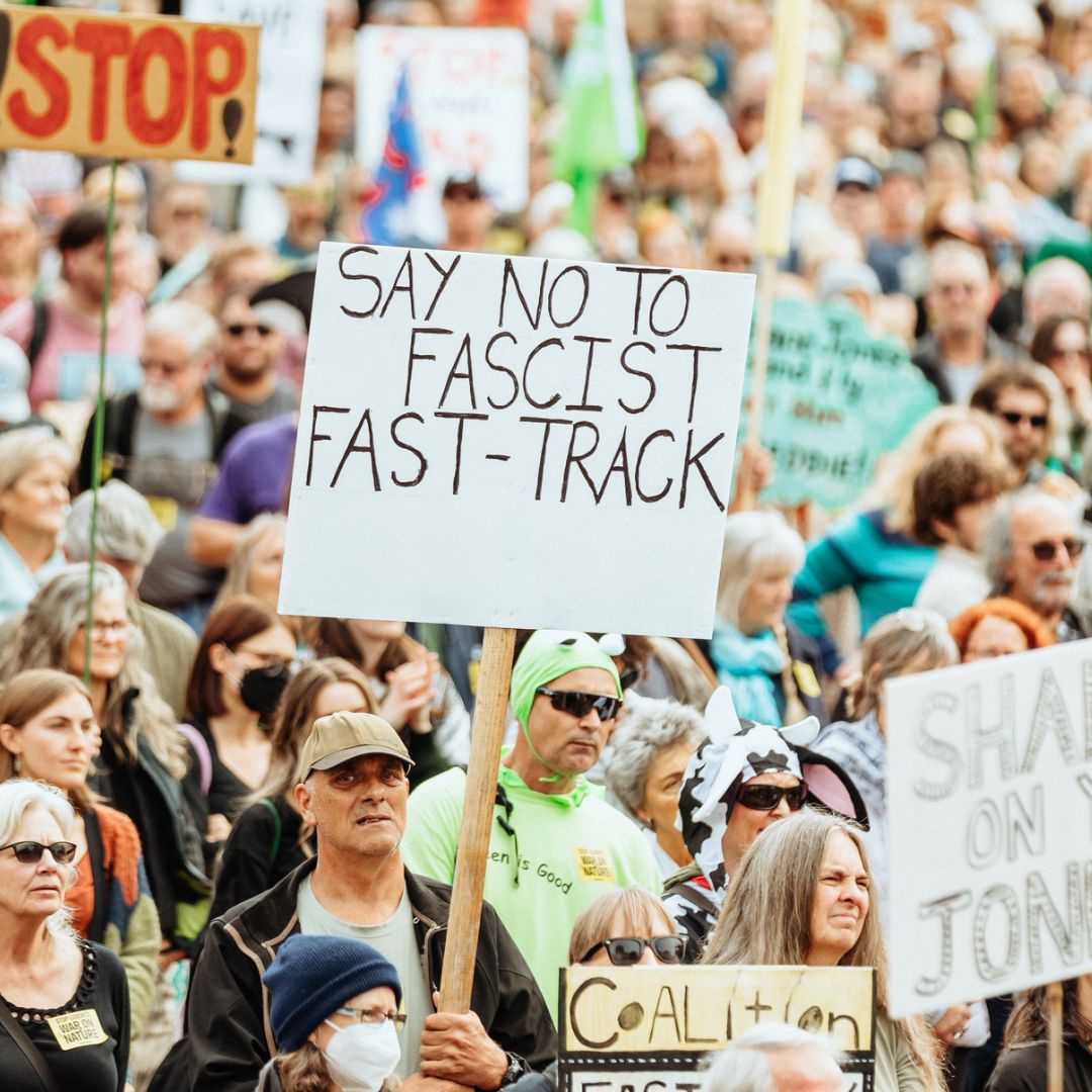 Signs of resistance - Protest placards from the March for Nature ...