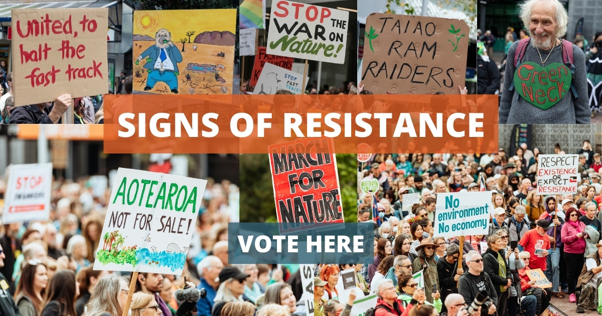 Signs of resistance - Protest placards from the March for Nature ...
