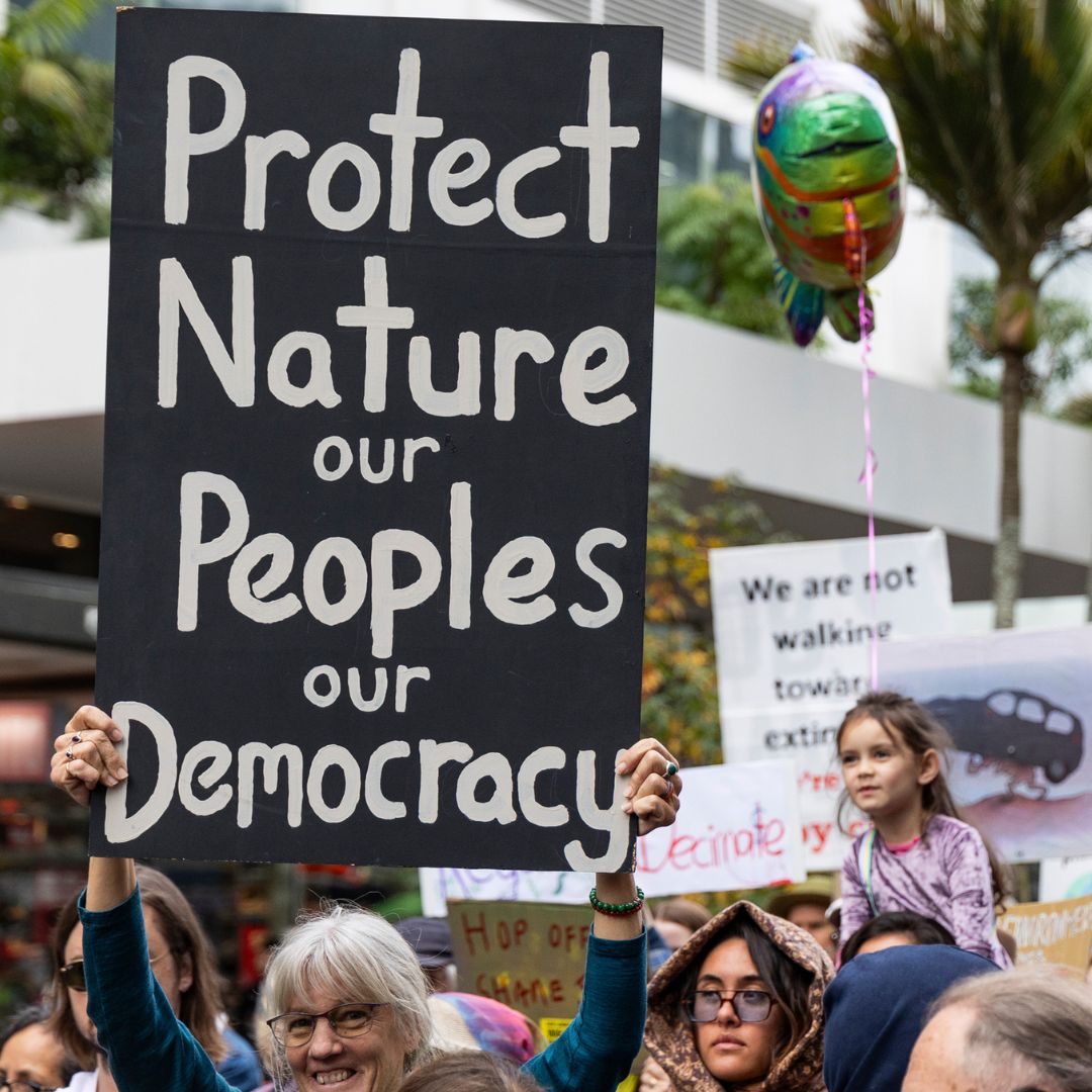 Signs of resistance - Protest placards from the March for Nature ...