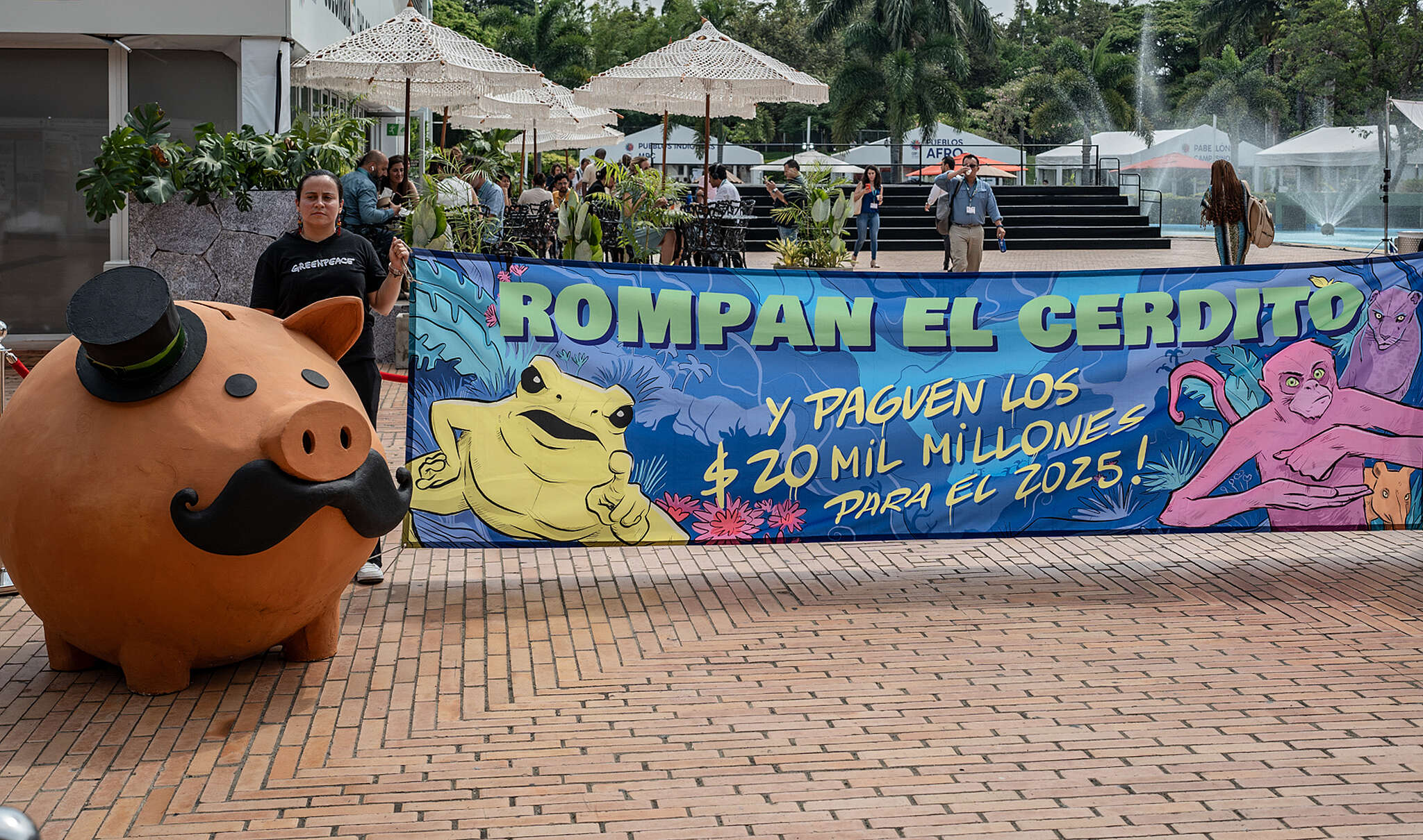 ¡Rompan la alcancía! Greenpeace desafía a los países ricos en la COP16 ...