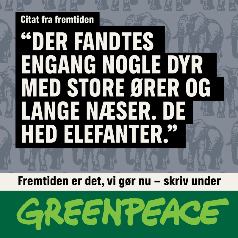 Fremtiden er det, vi gør nu - Greenpeace Danmark