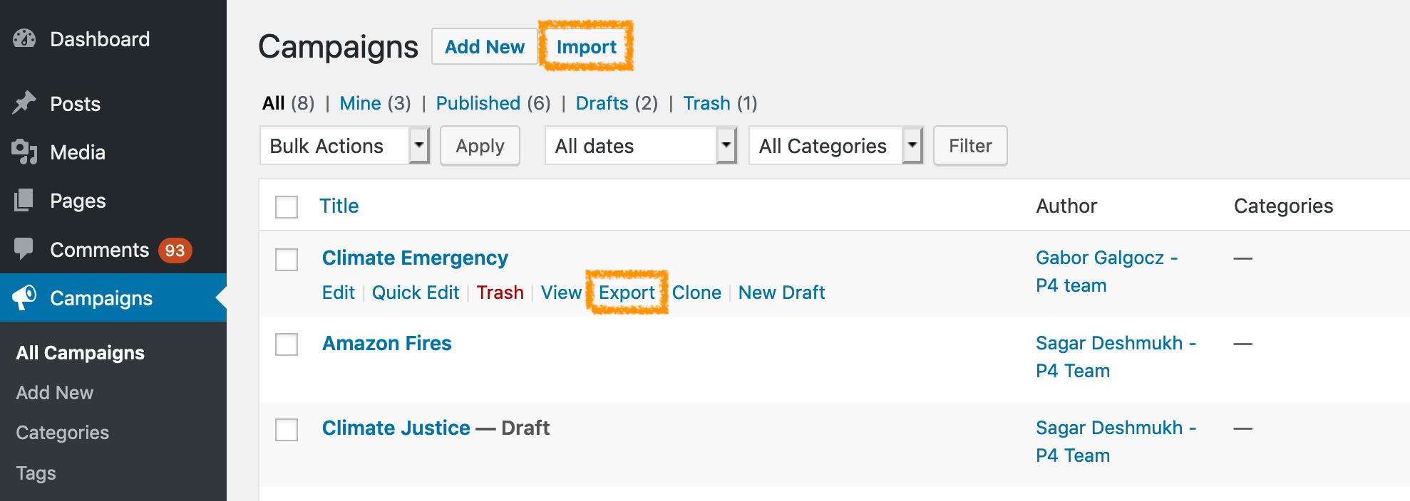 Create and manage campaign pages with the P4CG - Greenpeace Planet 4 ...