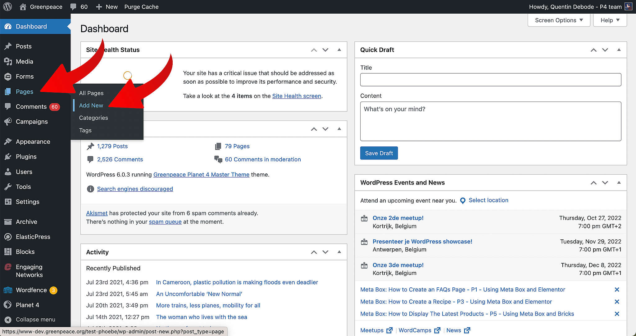 Create Deep Dive Topic Pages - Greenpeace Planet 4 Handbook