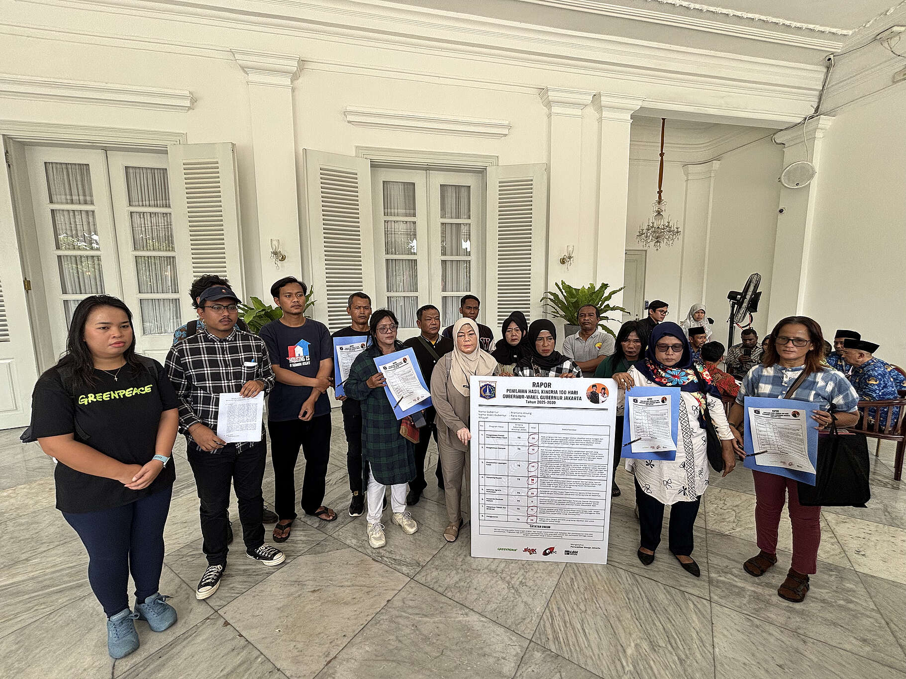 Masyarakat Sipil Sambangi Balai Kota Jakarta, Berikan Penilaian Kinerja 100 Hari Pram-Doel ...