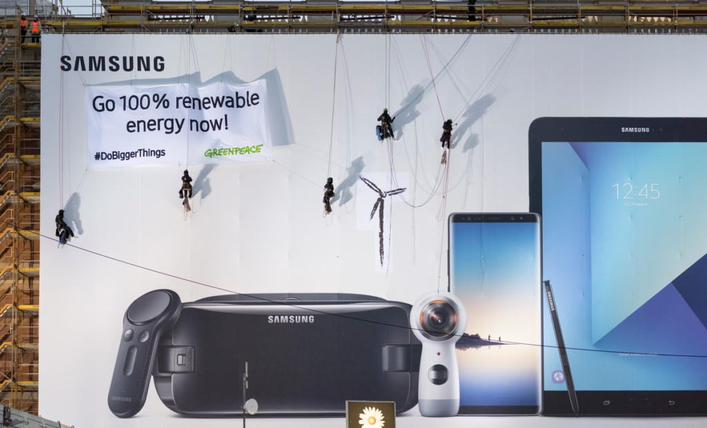 You did it! Samsung chooses renewable energy! - Greenpeace International