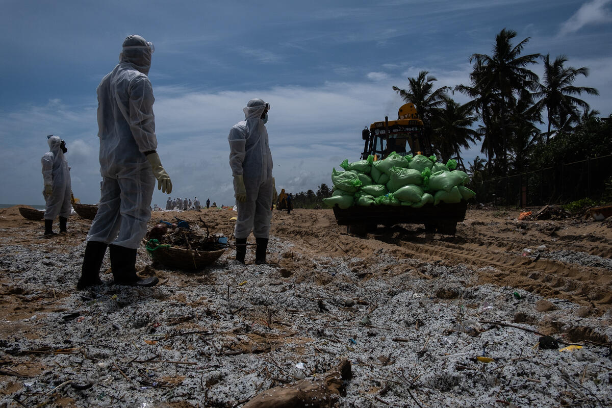Tons of toxic microplastics are covering Sri Lanka’s western coastline ...