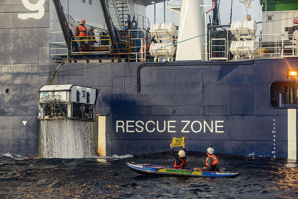 Deep sea mining will not start on our watch - Greenpeace International