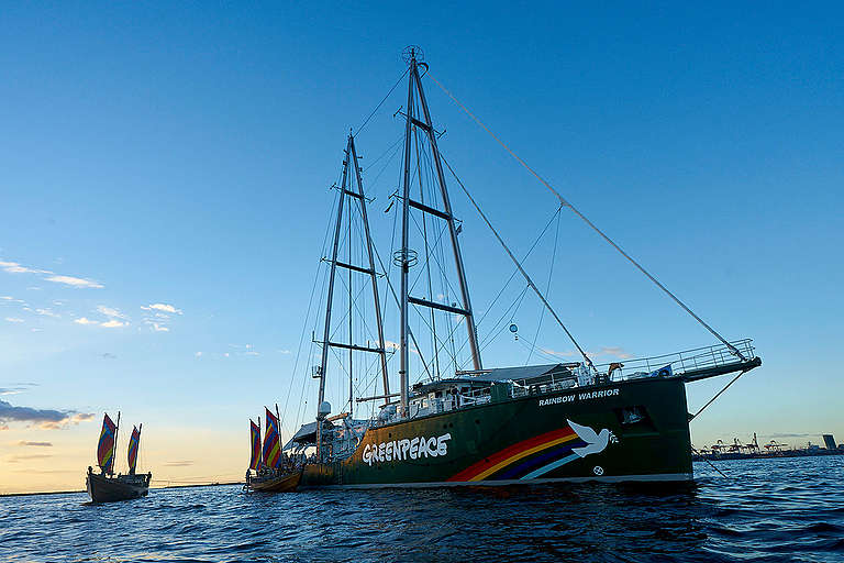 Greenpeace ship returns to PH, demands climate justice for communities ...