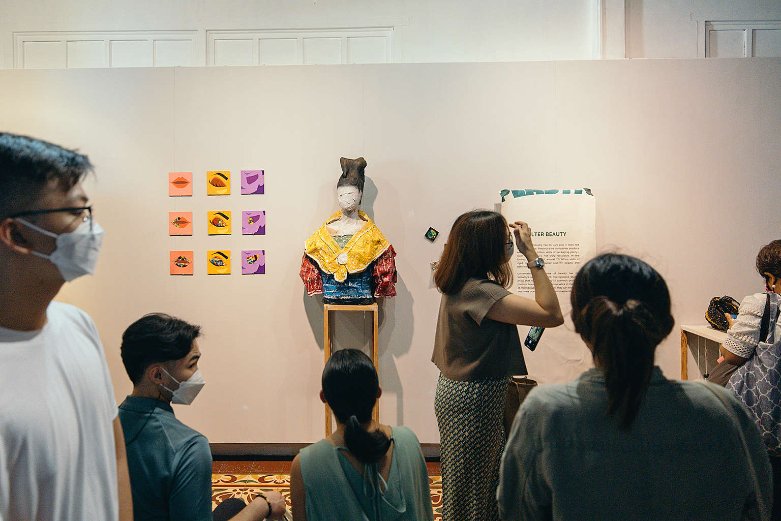 Greenpeace puts the spotlight on plastic crisis through art exhibit ...